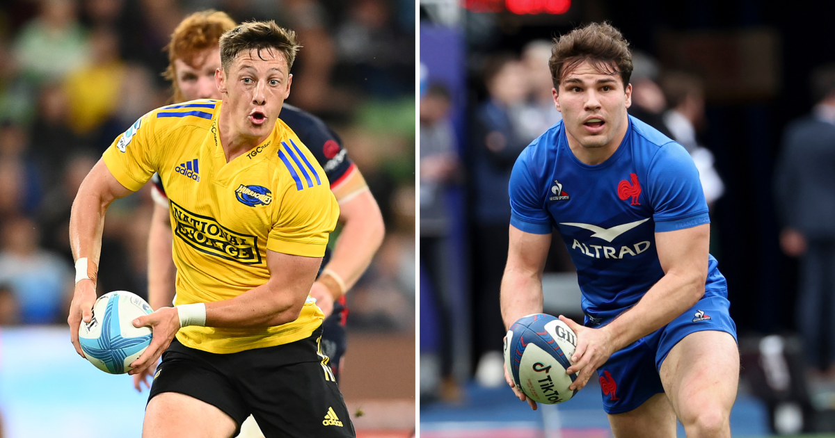 Why Hurricanes halfback is being compared to Antoine Dupont