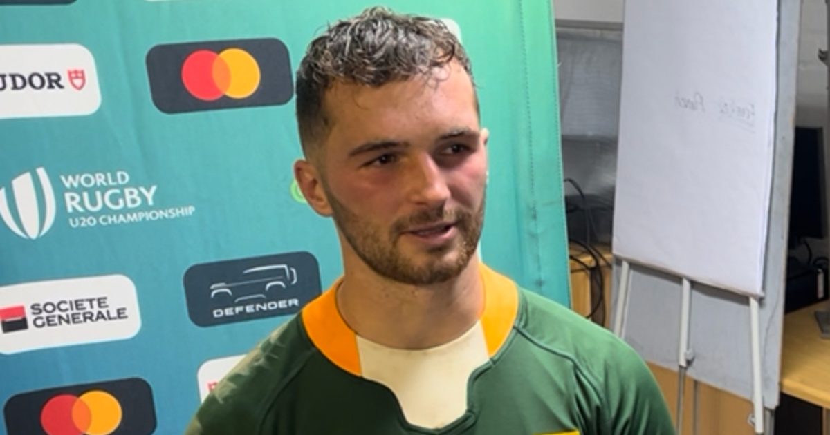 Getting to know: Junior Springboks fly-half Jean Smith