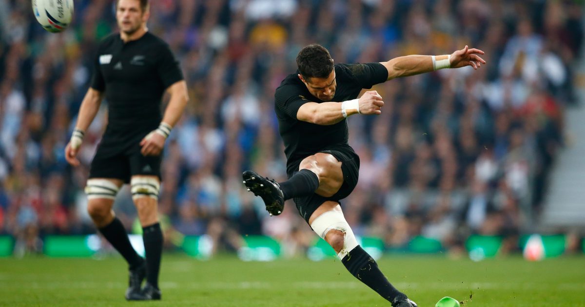 Who Dan Carter's son wants to teach him to kick like an All Black