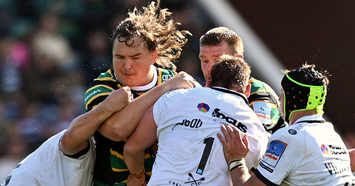 145kg man-mountain starts for Northampton at Gloucester