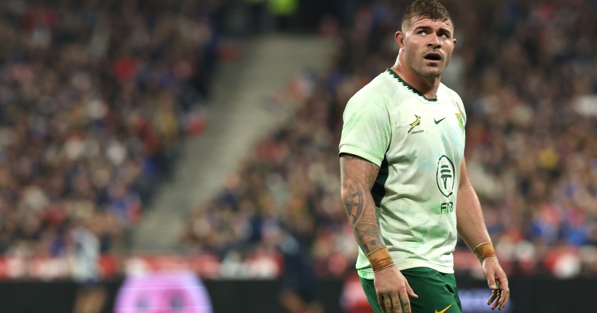 Malcolm Marx élu Joueur de l'Année par World Rugby