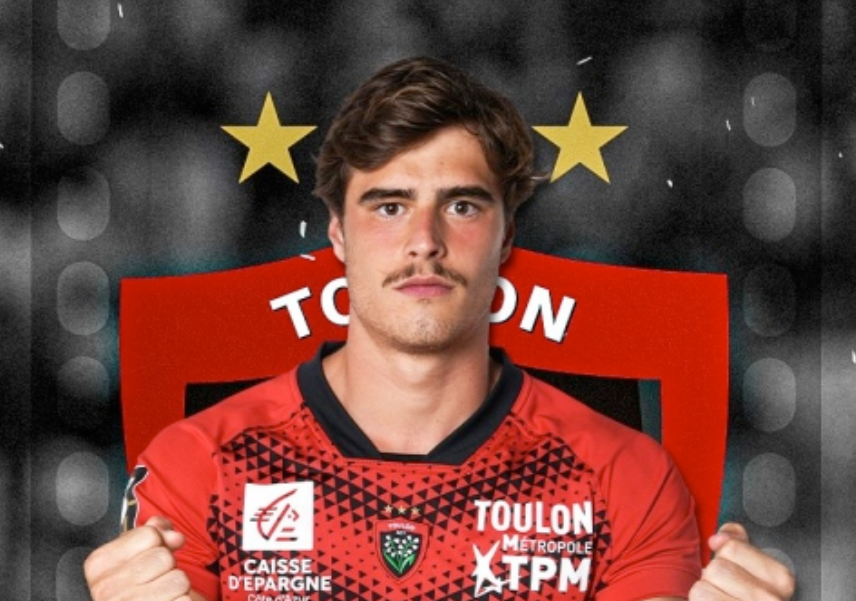 Premier match en pro avec Toulon et un essai sur son premier ballon ...