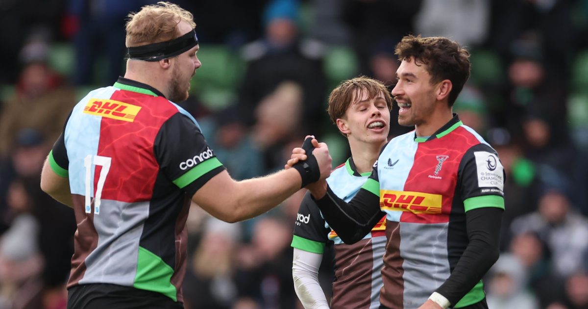 Nick David hat-trick helps Harlequins bounce back in style